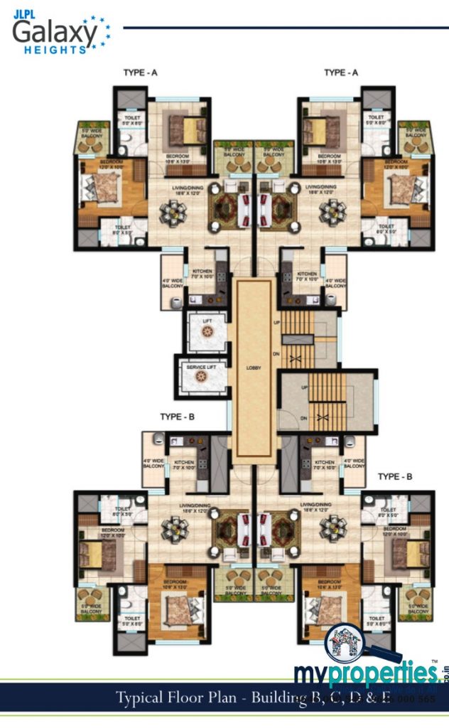 JLPL Galaxy Heights Mohali I Call - 9290000454 I 2 BHK Flats