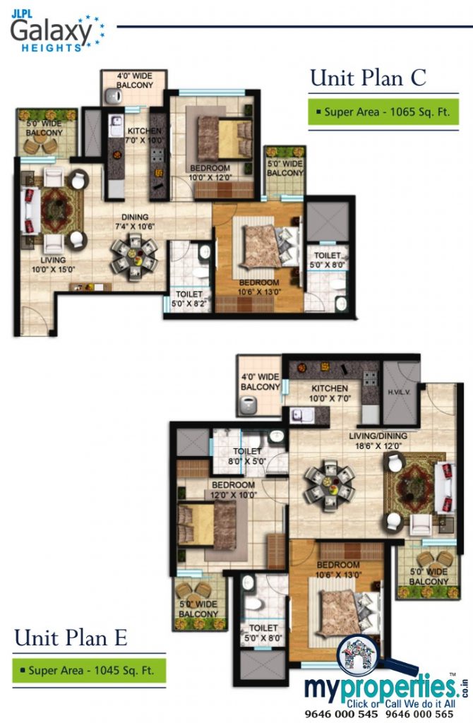 JLPL Galaxy Heights Mohali I Call - 9290000454 I 2 BHK Flats