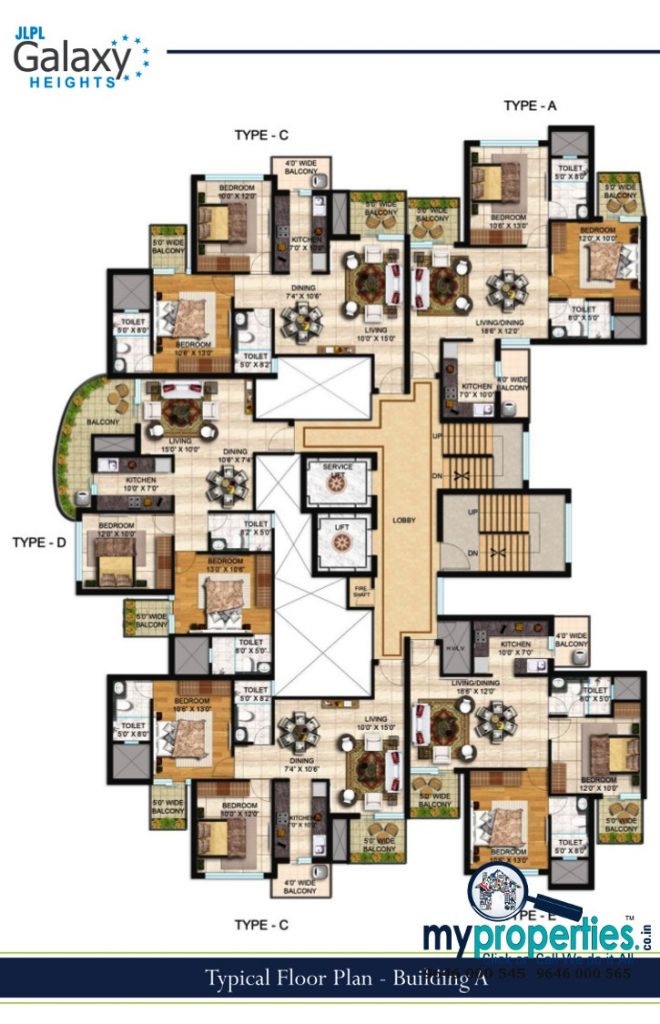 JLPL Galaxy Heights Mohali I Call - 9290000454 I 2 BHK Flats
