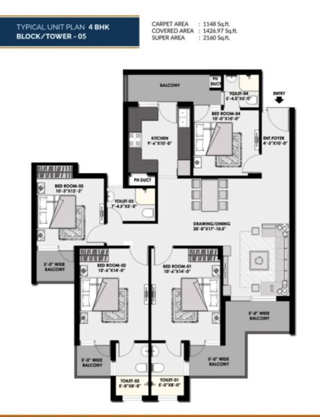 Ubber Mews Gate Kharar | Call – 9290000454 | 2, 3, & 4 BHK Flats For ...